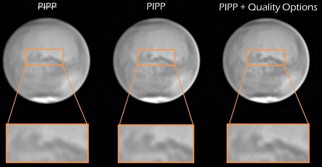 PIPP Preprocesado en Astrofotografía Planetaria - Planetografía